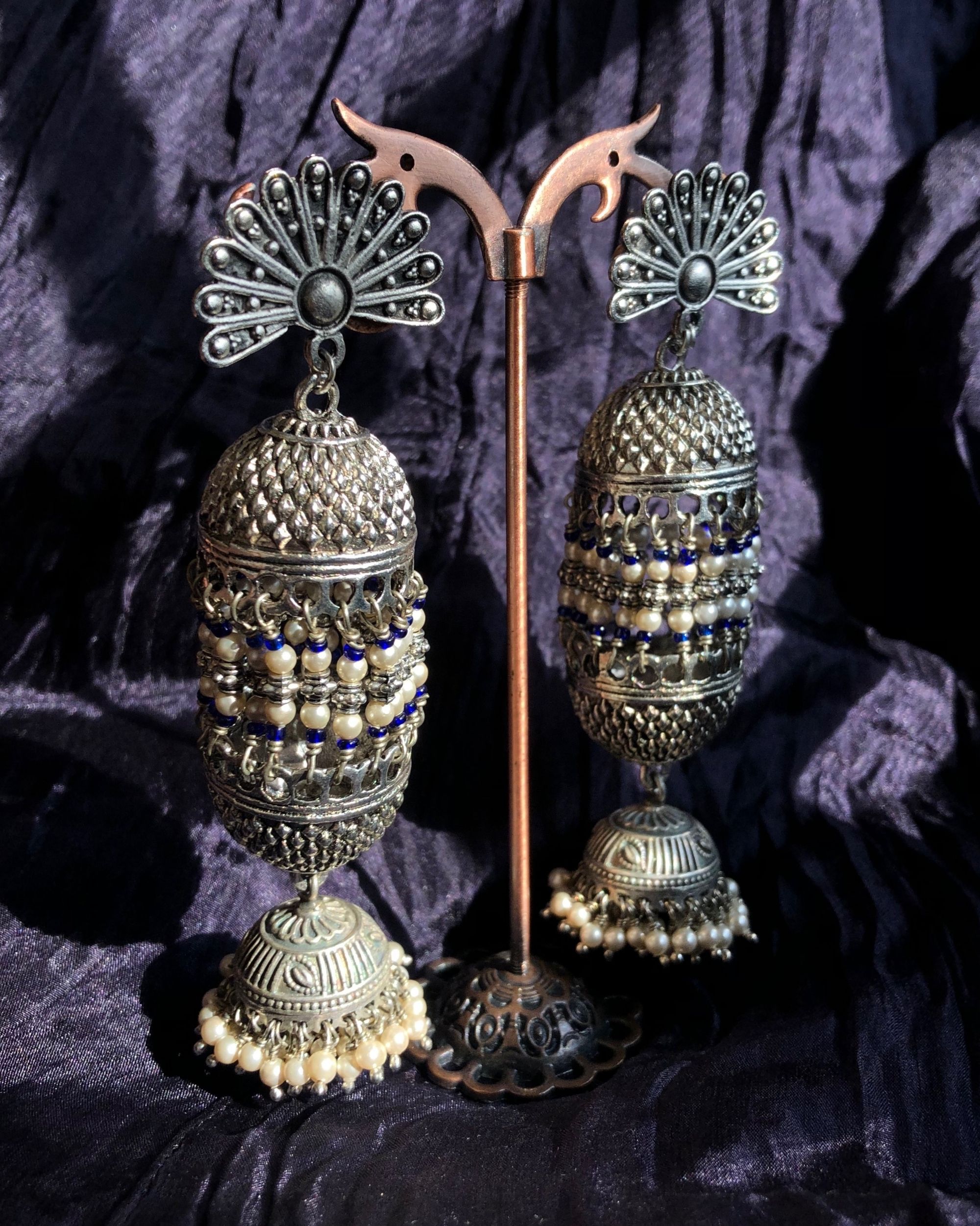 Double layered jhumka by Heer House Of Jewellery | The Secret Label