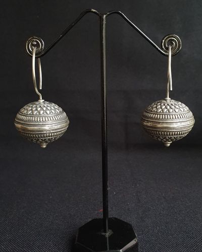 Ball drop earring by The Chandi Studio | The Secret Label