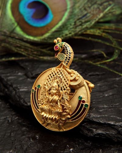 Temple motif goddess ring by Dugri Style | The Secret Label