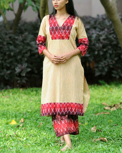 Chandan suit set by The Cotton Staple | The Secret Label