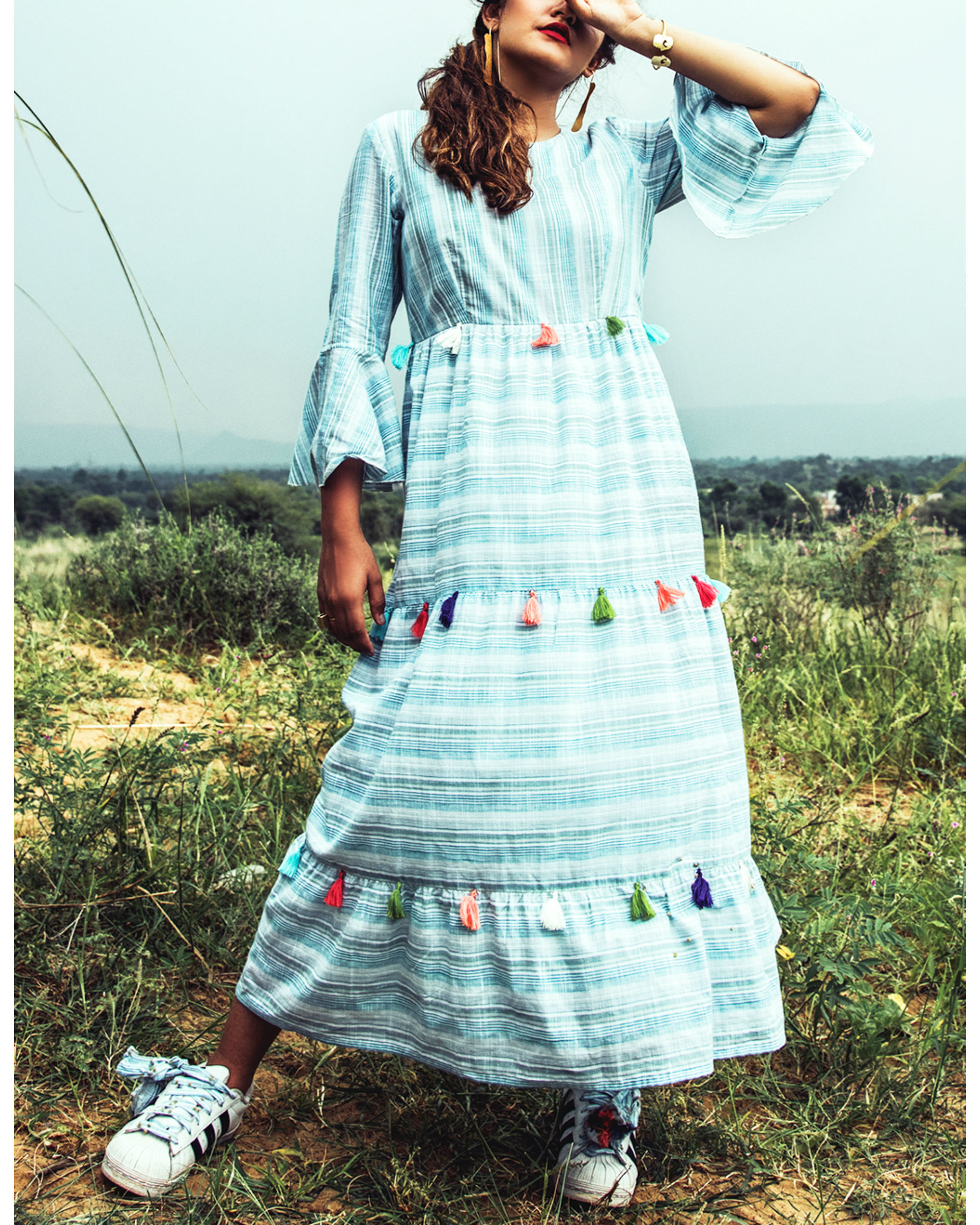 Tassel tyre dress by Gulaal | The Secret Label