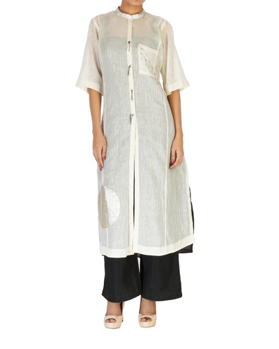 Long kurta shirt by Asmita Marwa | The Secret Label