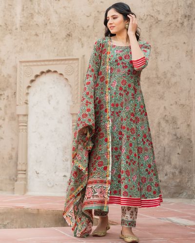 Forest green suit set - set of three by Pheeta | The Secret Label