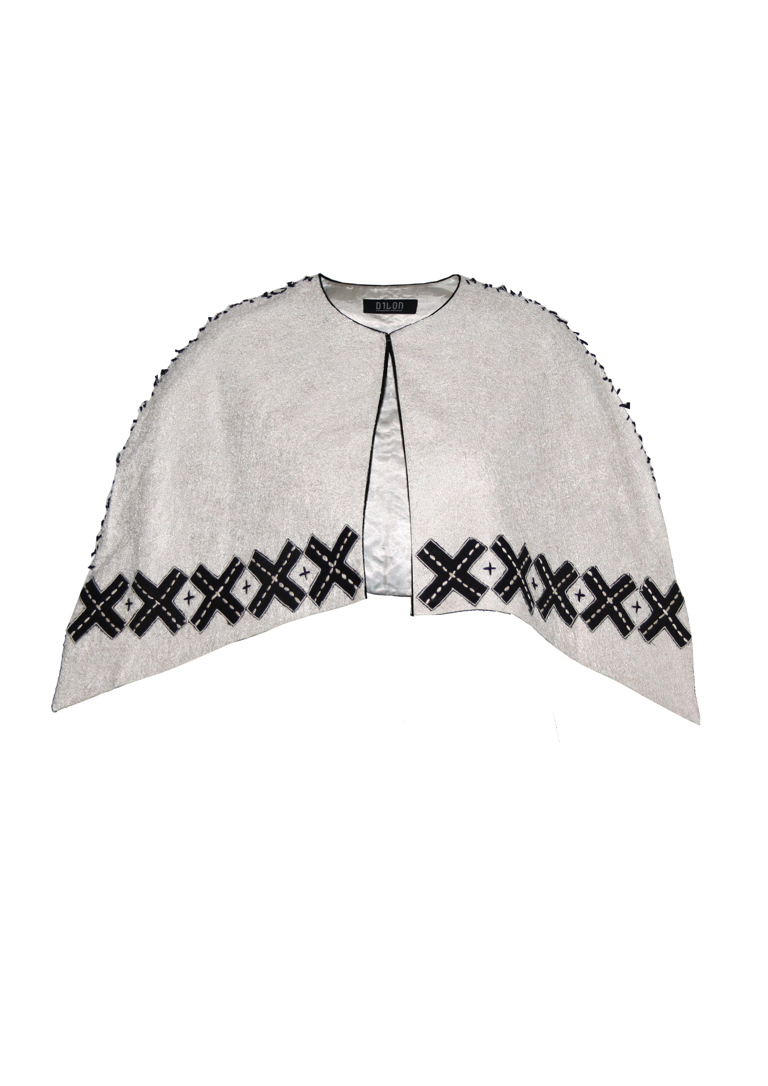 Silken thread cape by Loveleen Dhillon | The Secret Label