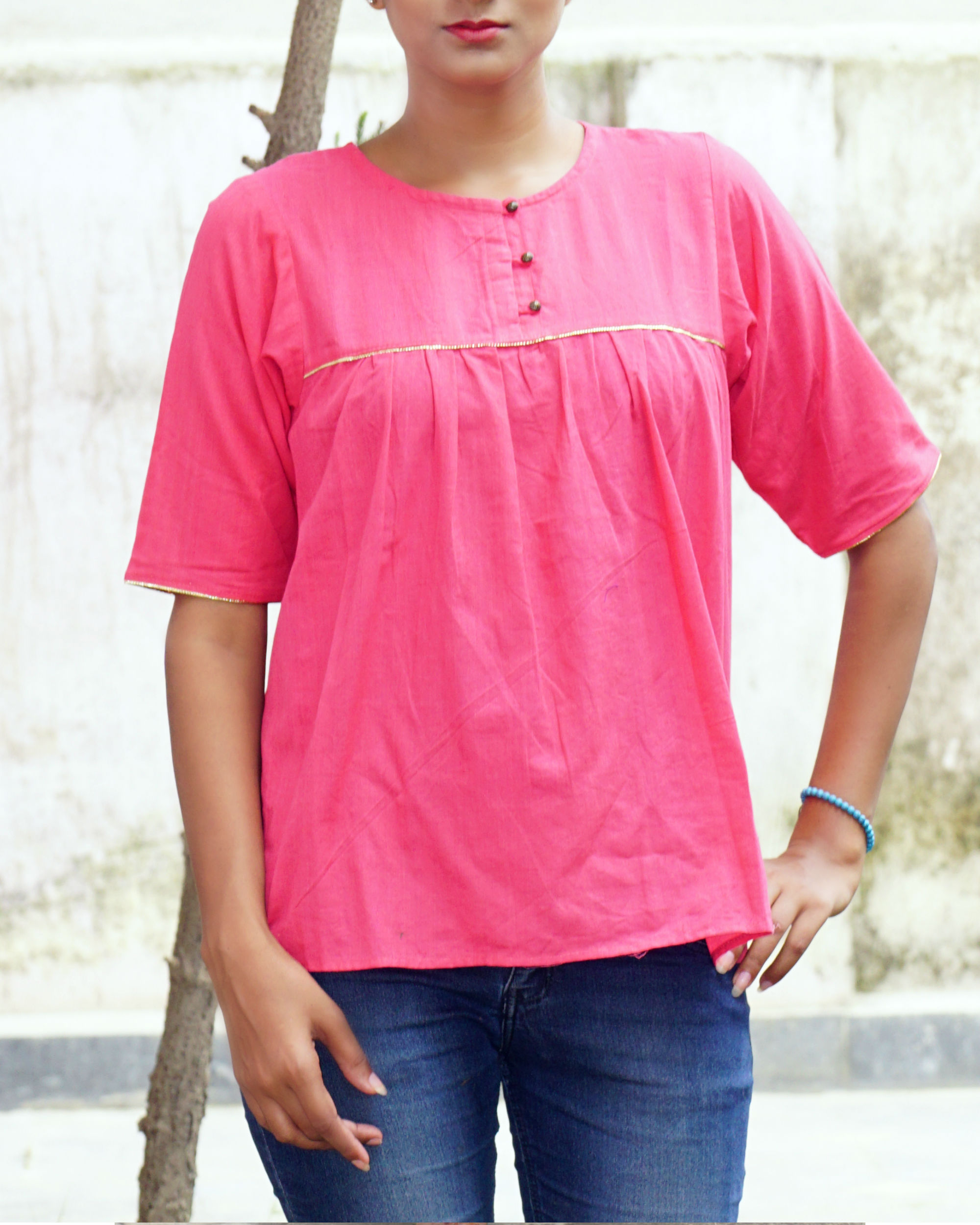 Pink tara top by Bebaak | The Secret Label