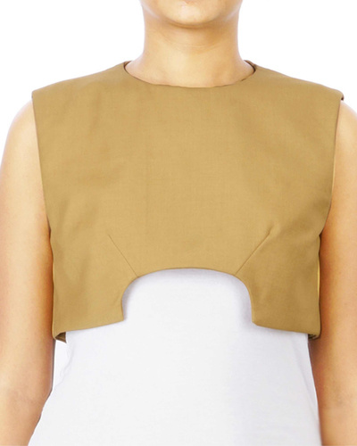 Cut It Short Crop Top By Six Buttons Down The Secret Label