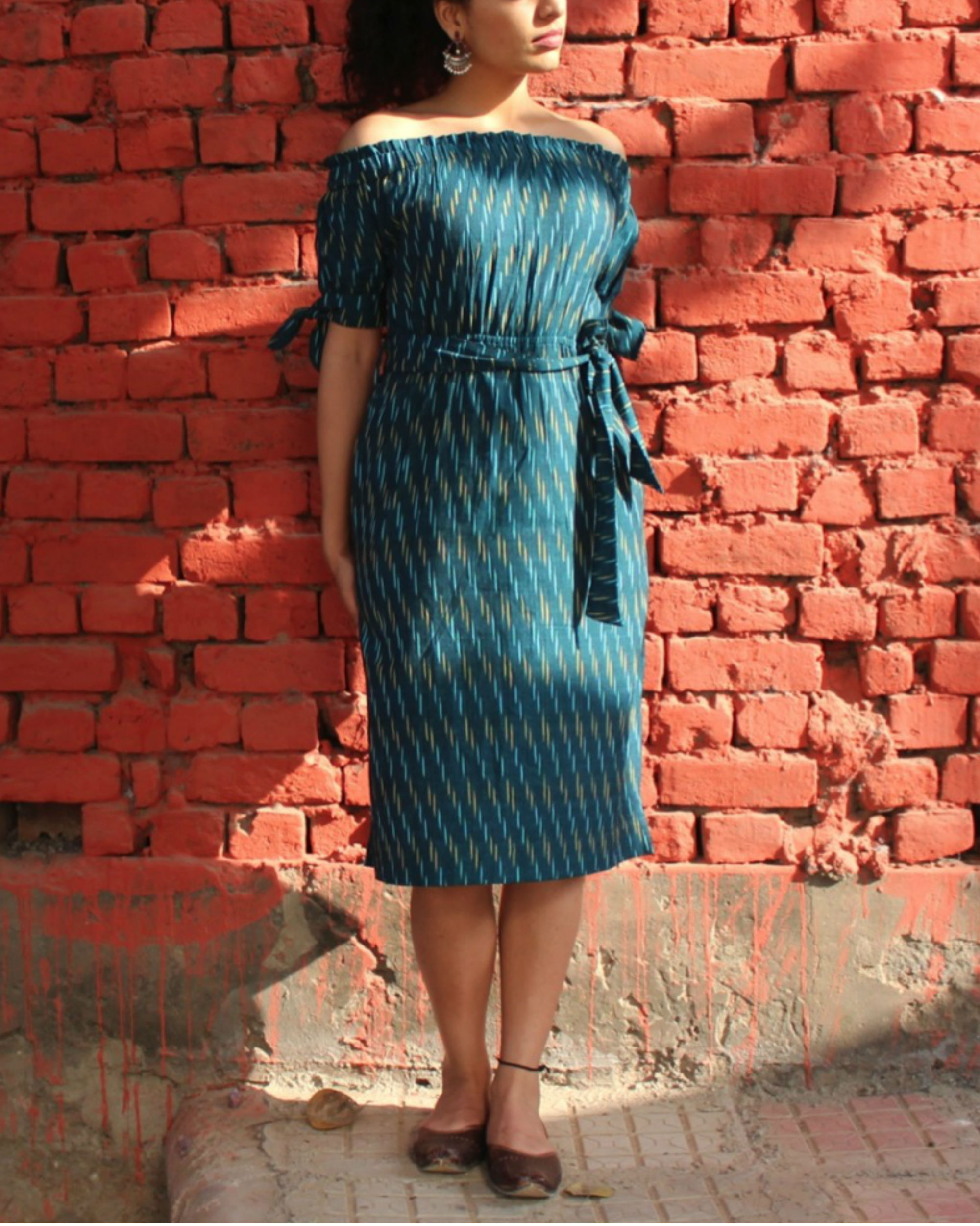Monsoon ikat dress by Charkhee Women | The Secret Label