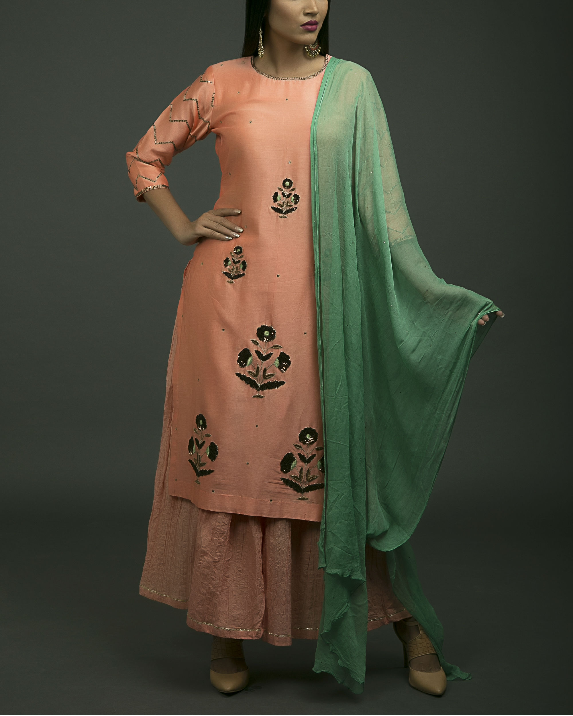 Shahi mughal phool set by Purple Panchi | The Secret Label