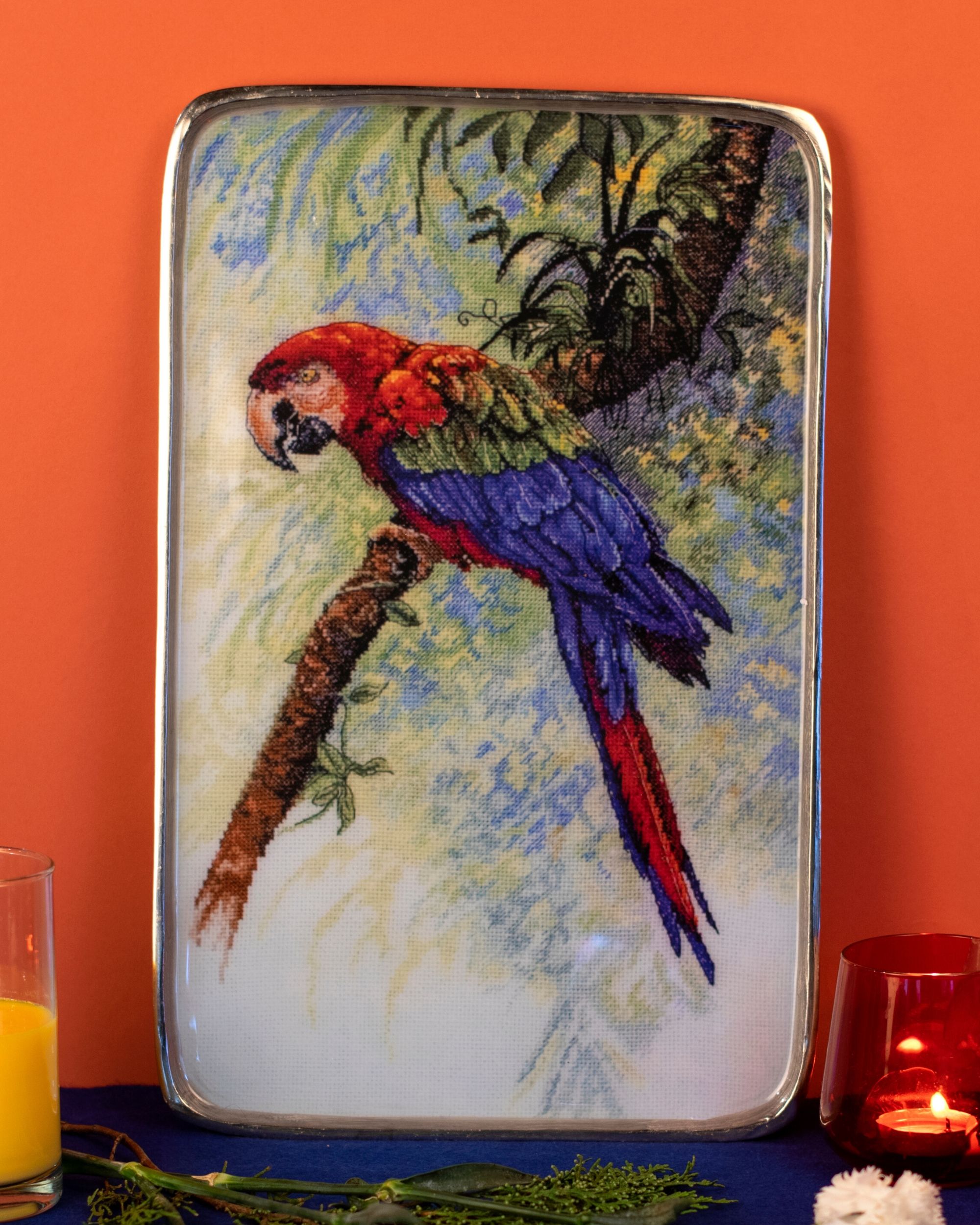 Talking parrot rectangular table tray by The Talking Table | The Secret ...
