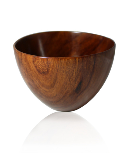 Small oval rosewood bowl by Studio Trataka | The Secret Label
