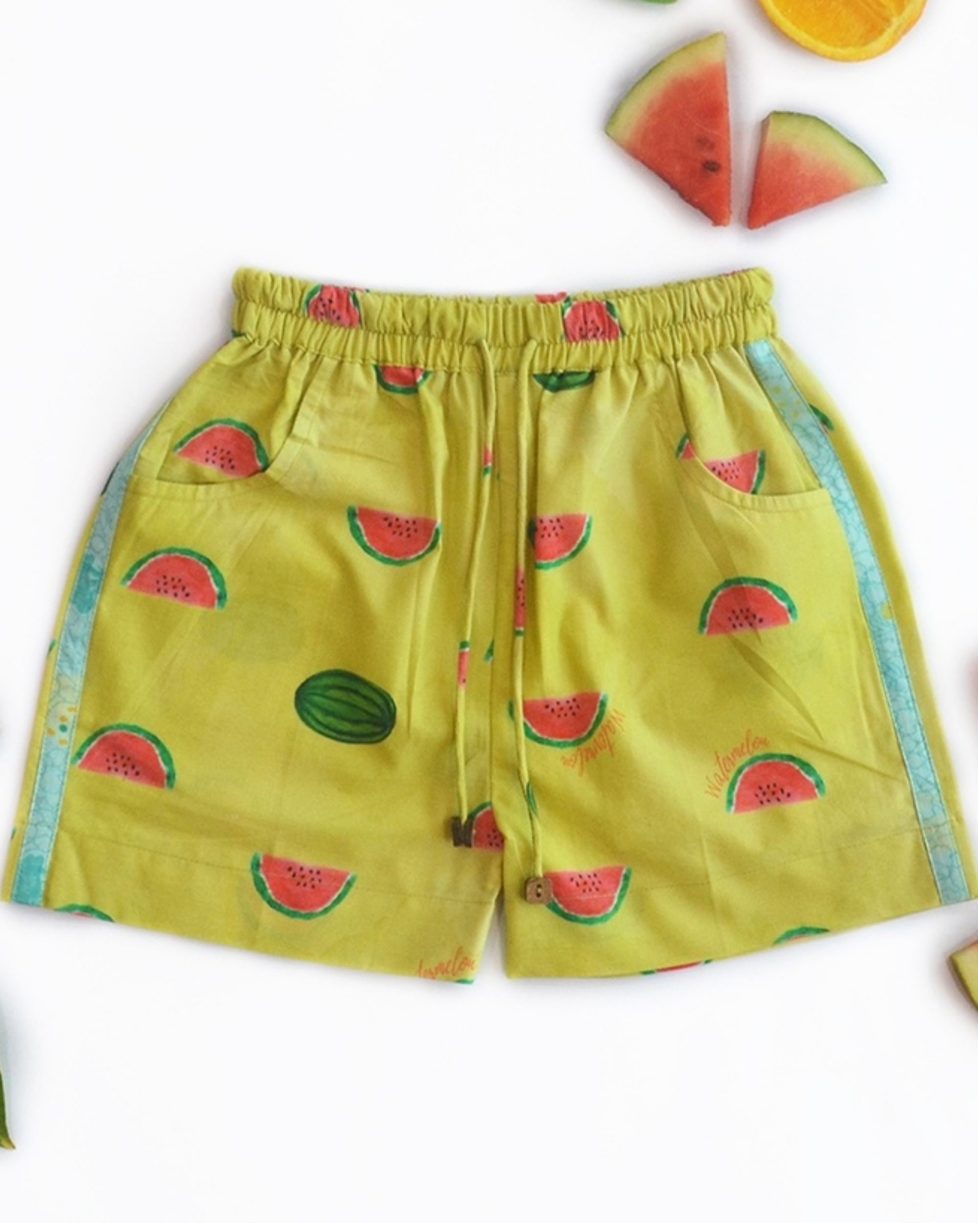 Watermelon splash casual shorts by Miko Lolo | The Secret Label