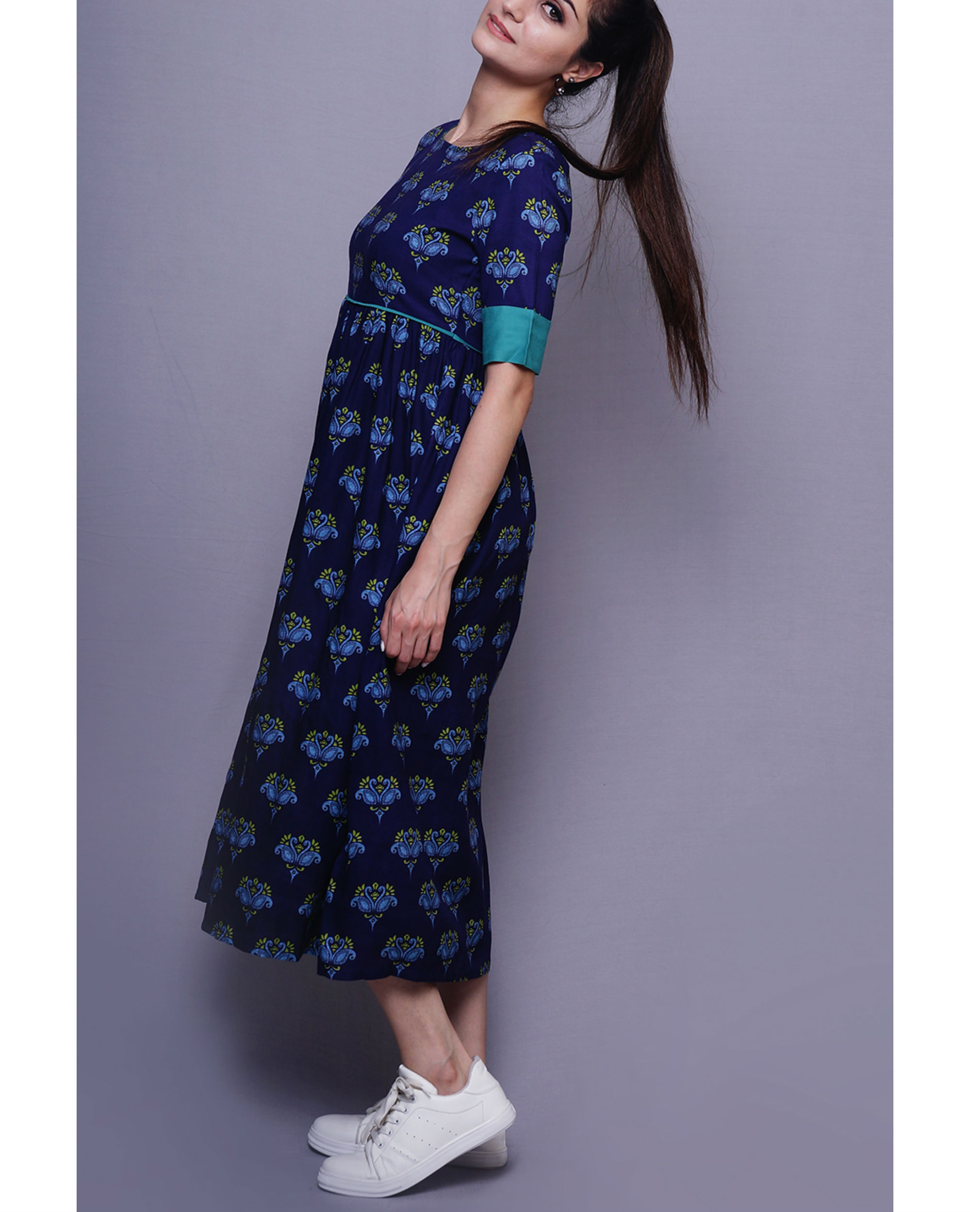 Blue swan dress by UNTUNG | The Secret Label