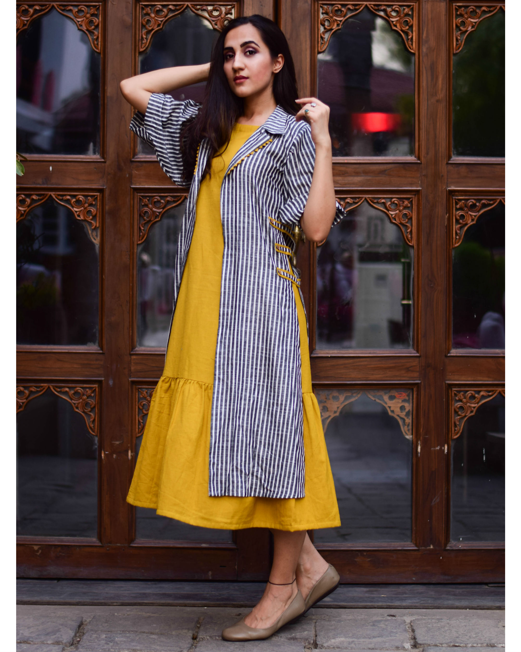 Mustard set by Siddhi Creation | The Secret Label
