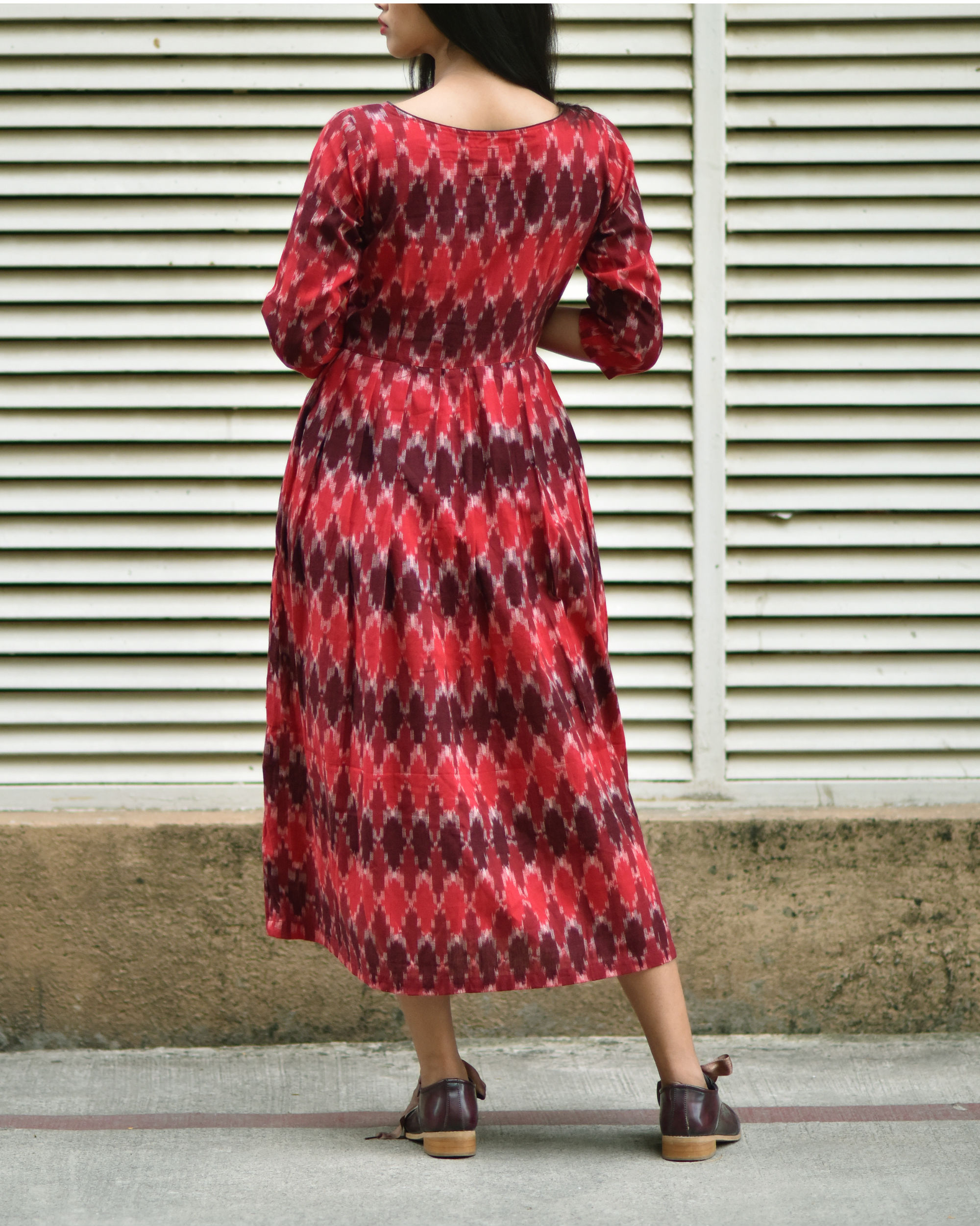 Ikat applique dress by The Cotton Staple | The Secret Label