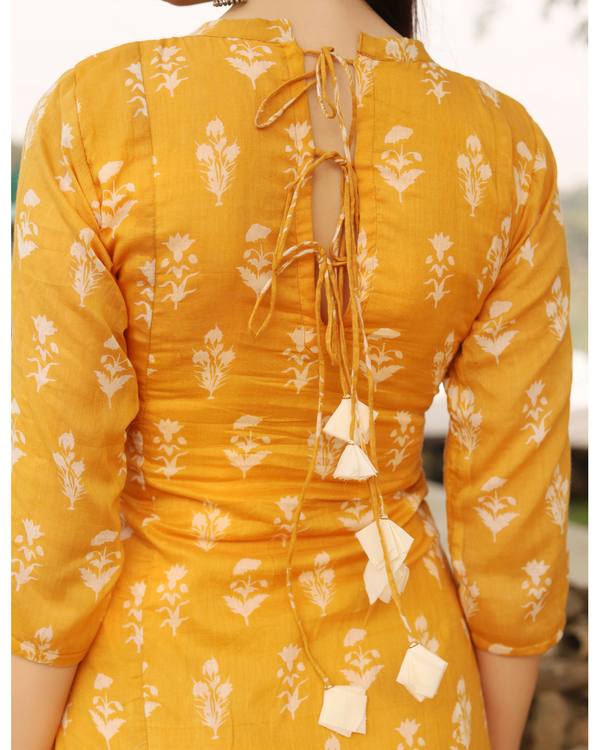 Breezy yellow dress by Desi Doree | The Secret Label