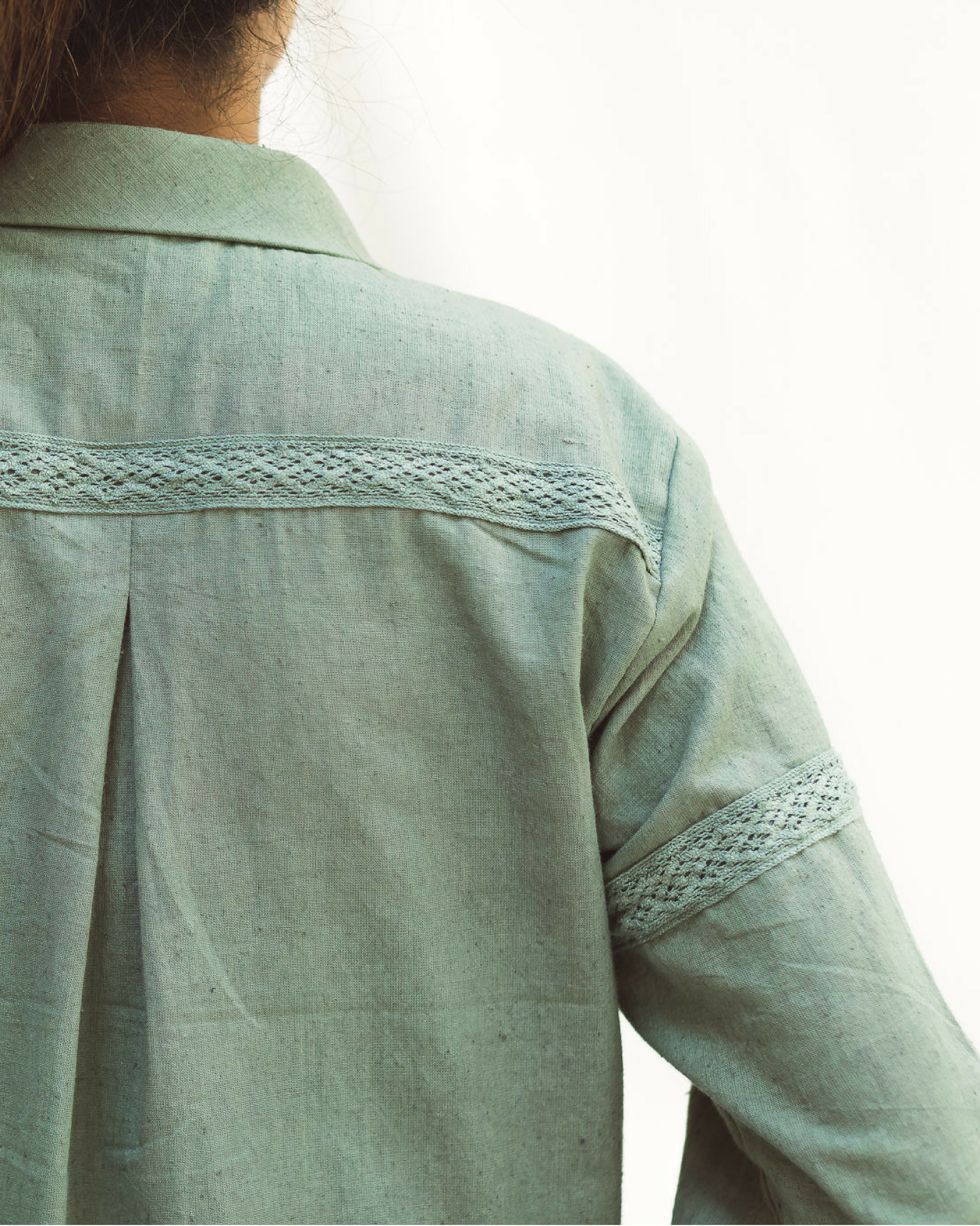 Collared cotton shirt by The Sweven Studio | The Secret Label