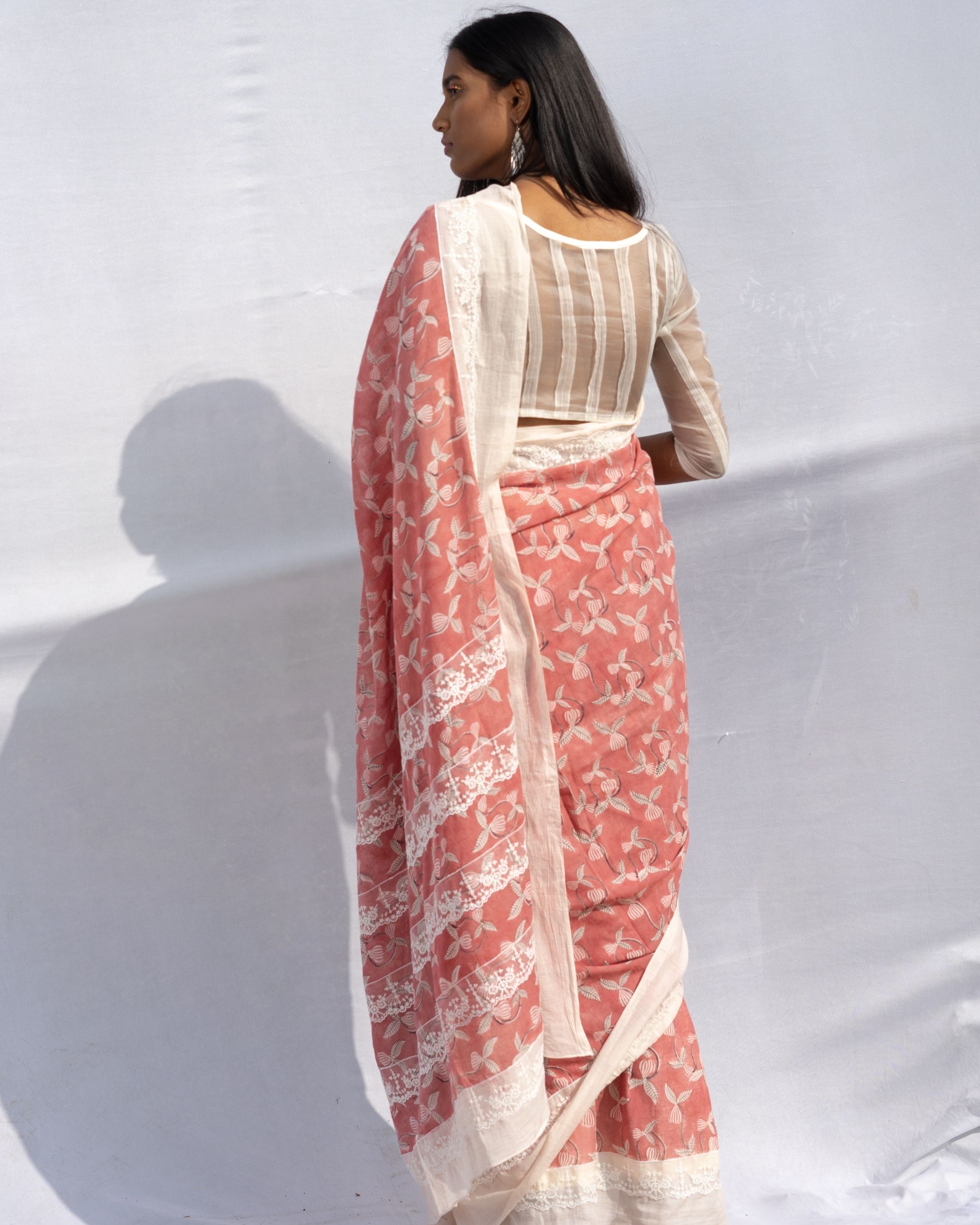 Pretty pink sari by I L A M R A | The Secret Label