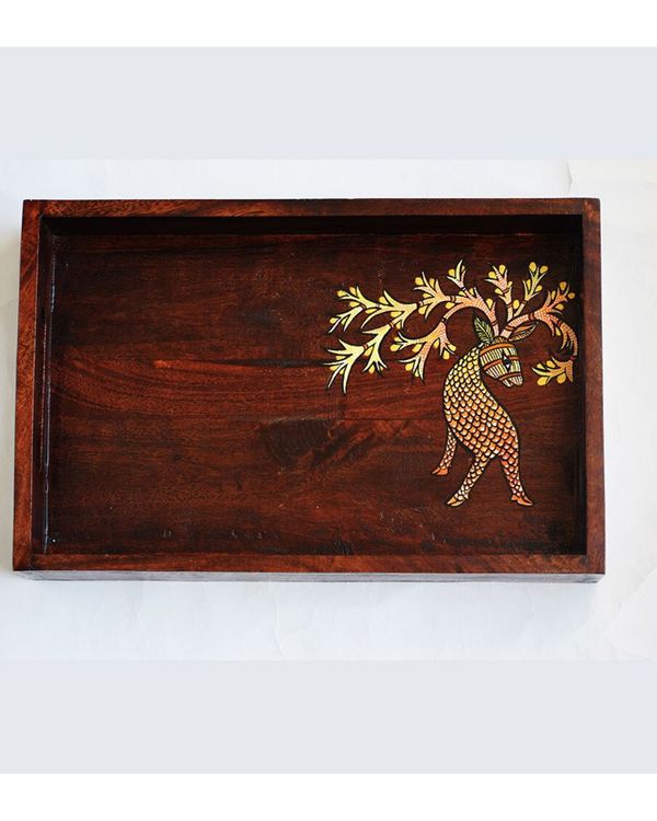 Hand painted deer tray by Ethniichic | The Secret Label