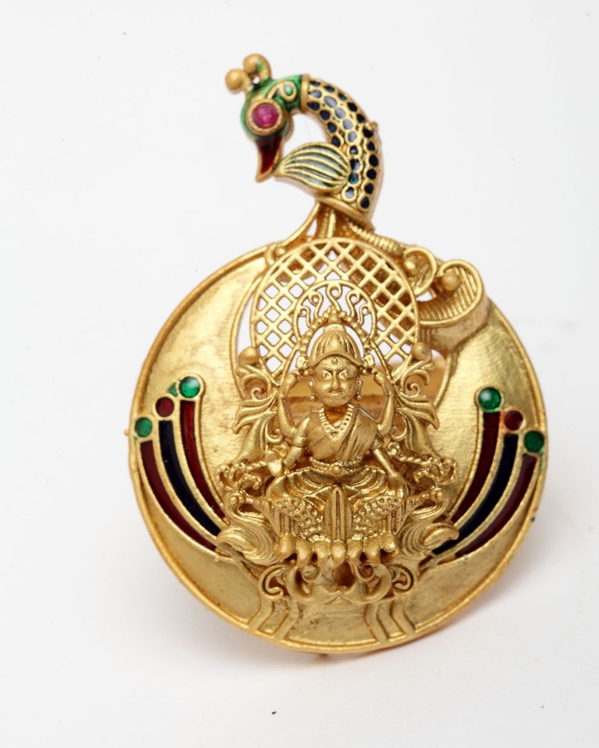 Temple motif goddess ring by Dugri Style | The Secret Label