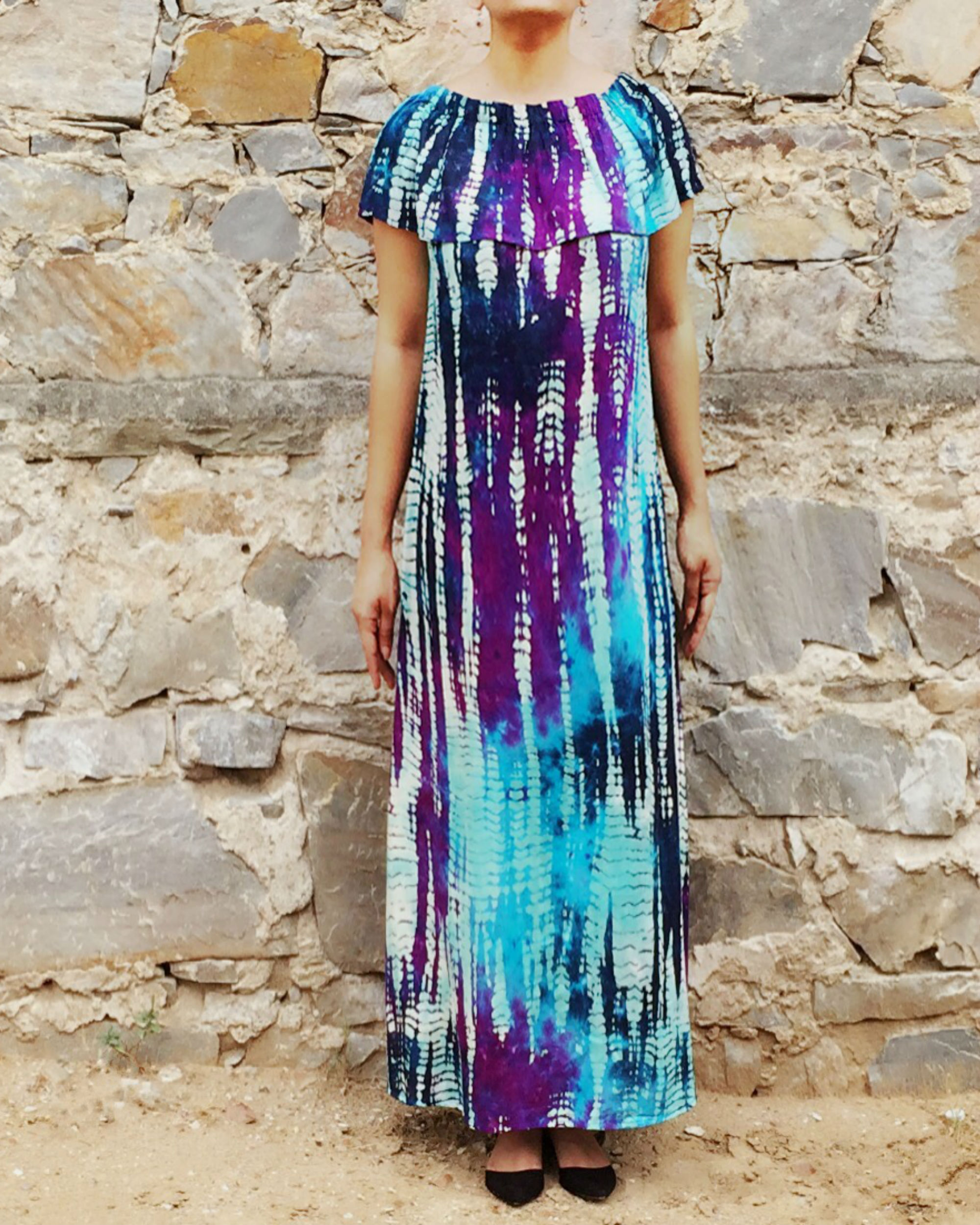 Triple style blue summer dress by The Home Affair | The Secret Label