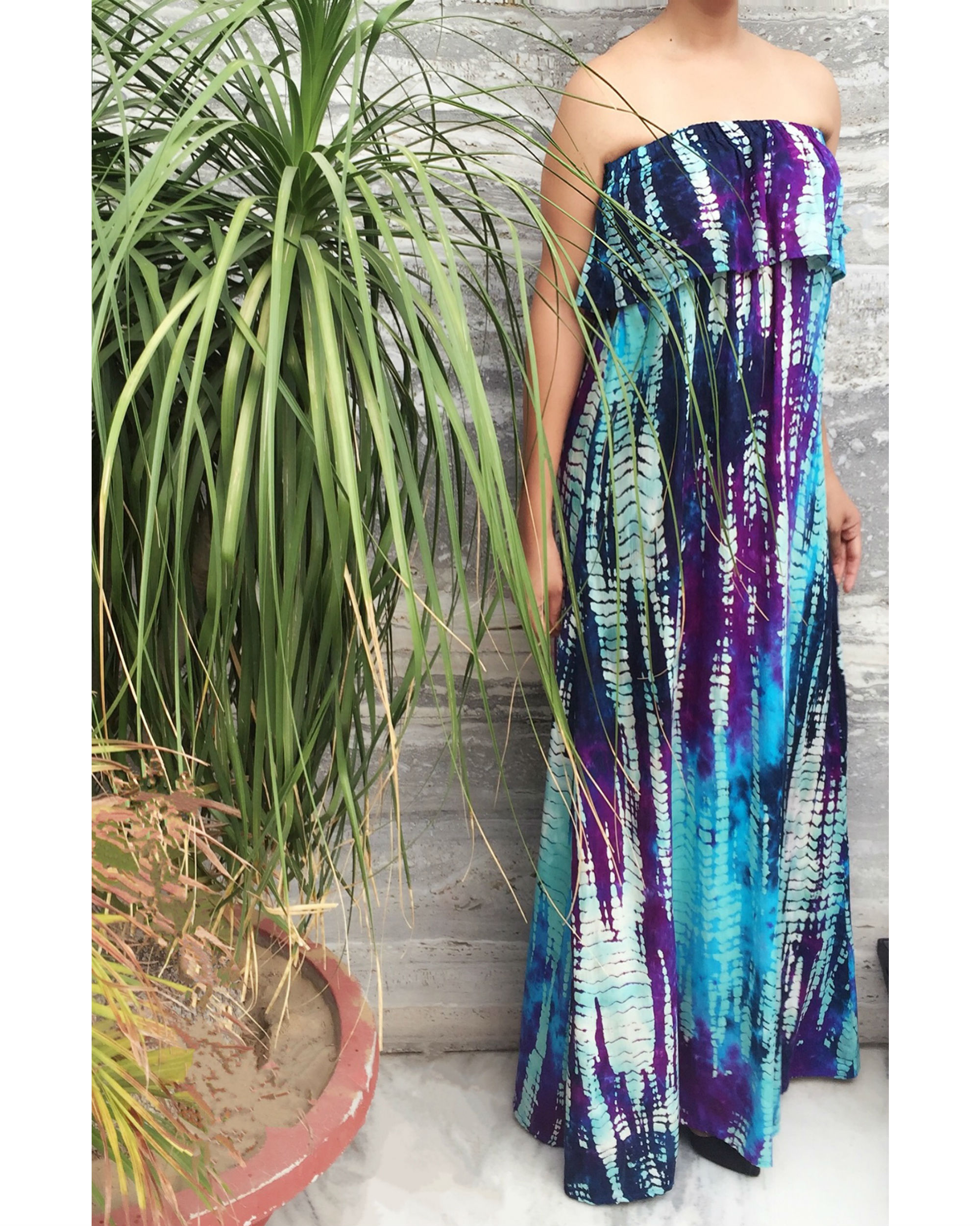 Triple style blue summer dress by The Home Affair | The Secret Label