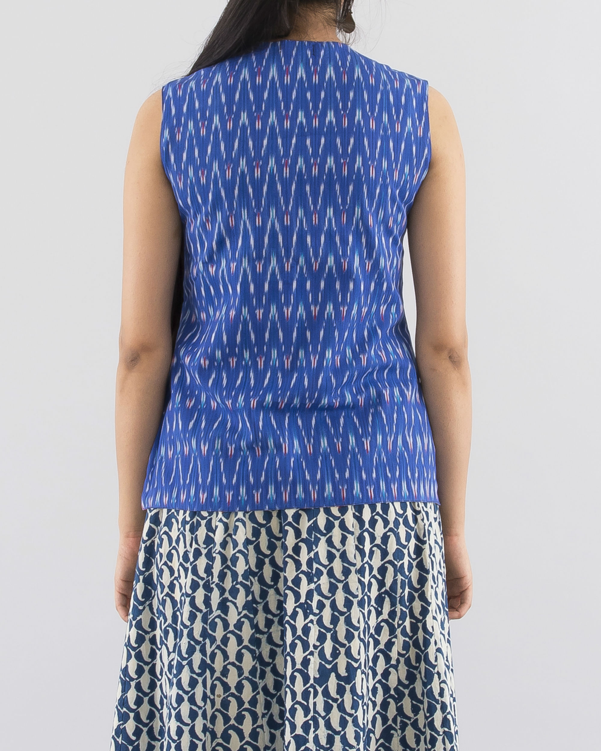 Red and blue jacket by Soul Roots | The Secret Label