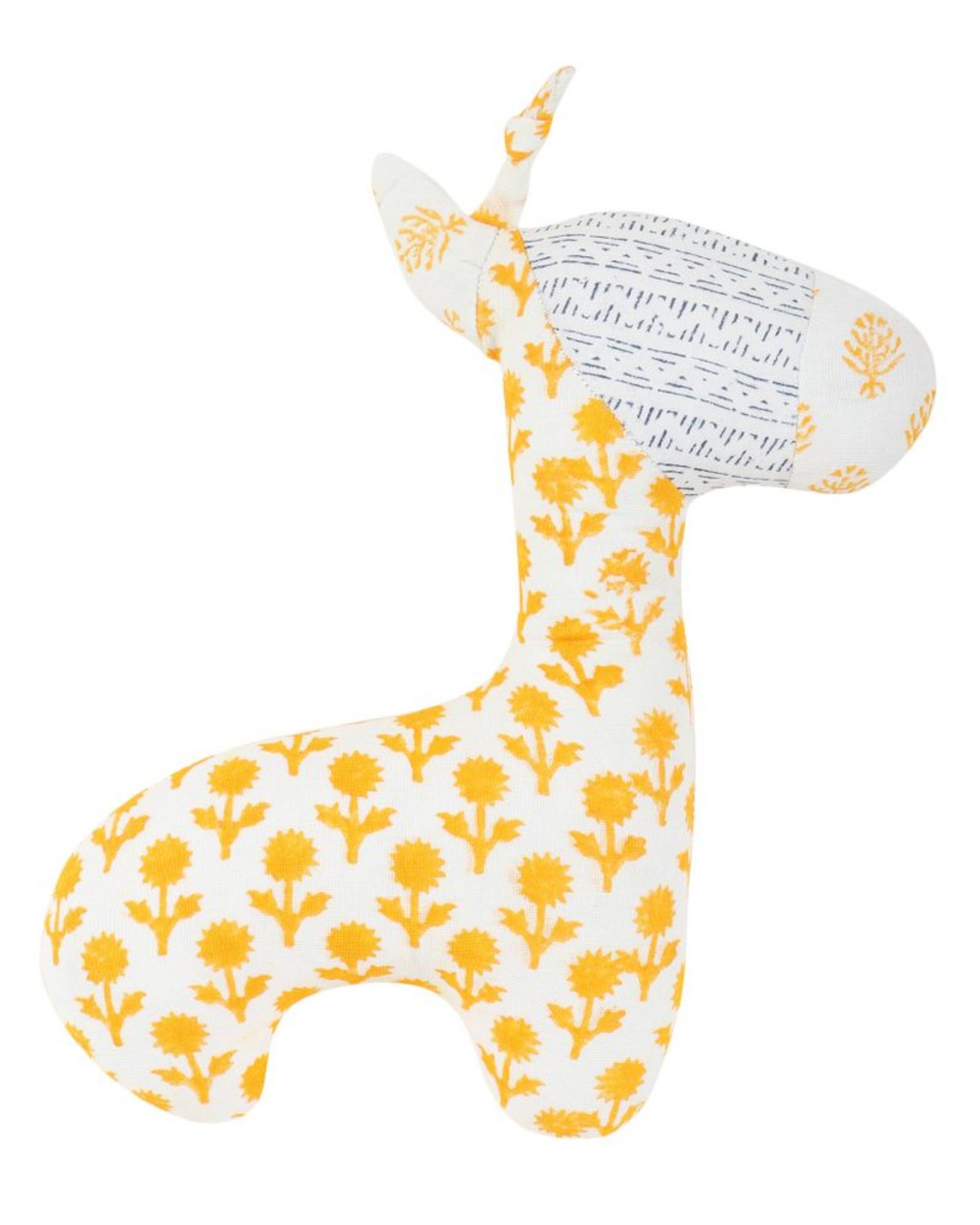 Block printed Giraffe Toy by Itsyboo | The Secret Label