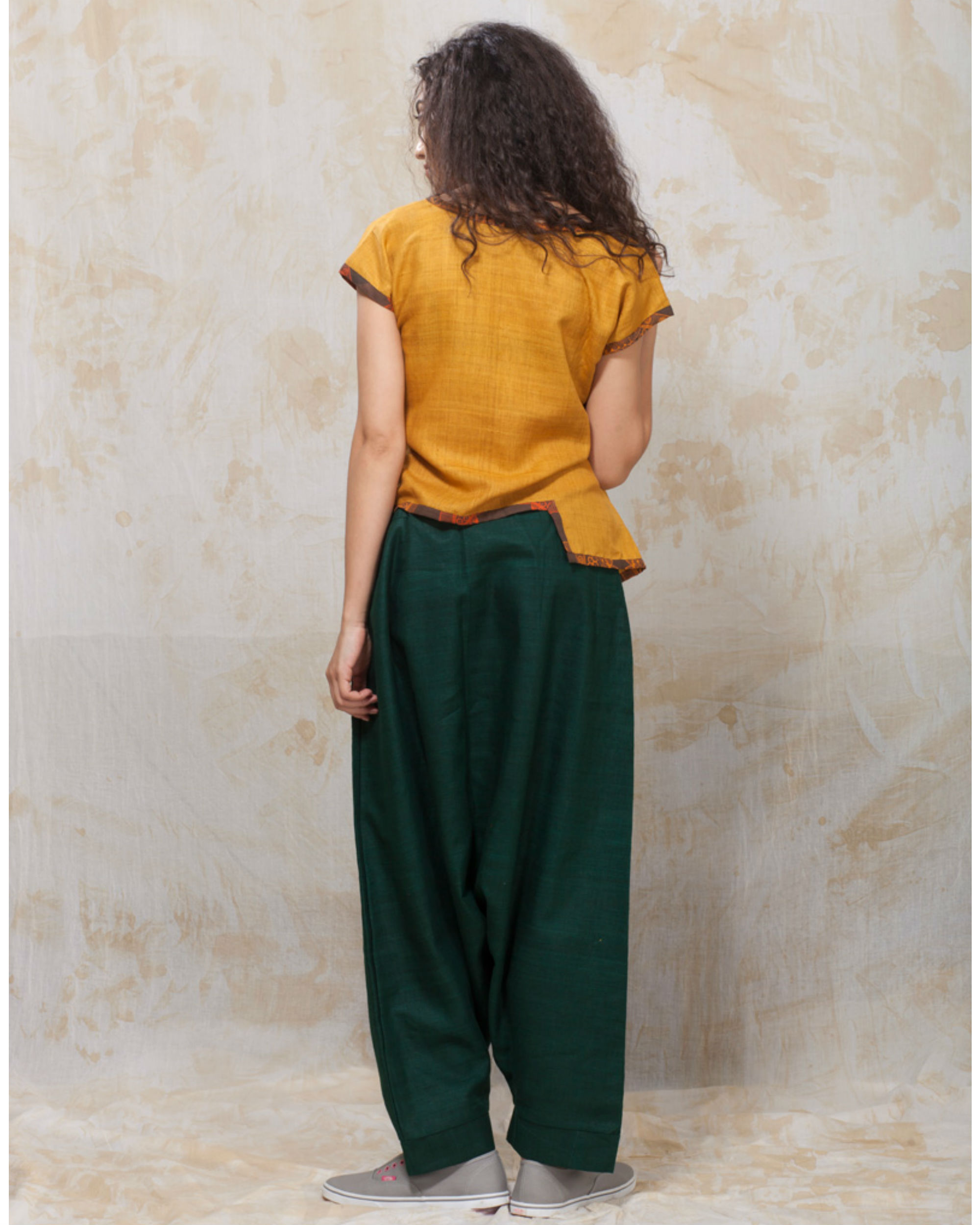 Yellow asymmetric top by Udd | The Secret Label