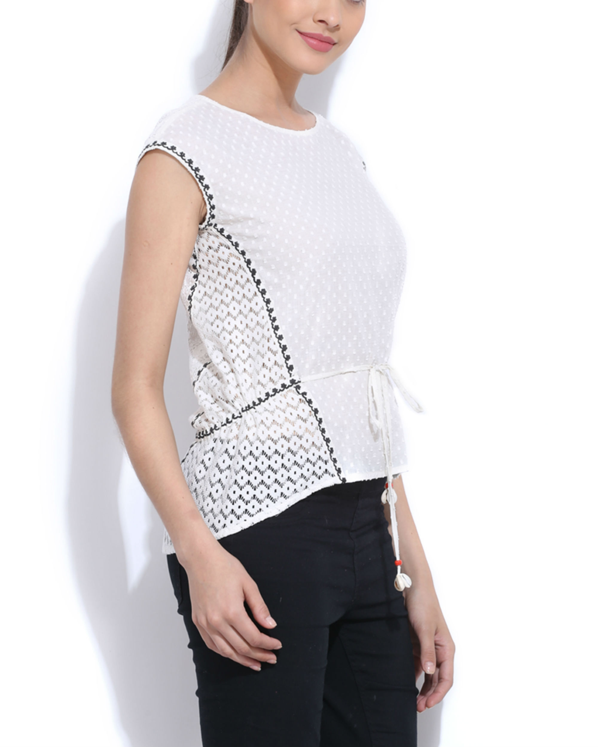 Off white cross over top by RSVP | The Secret Label