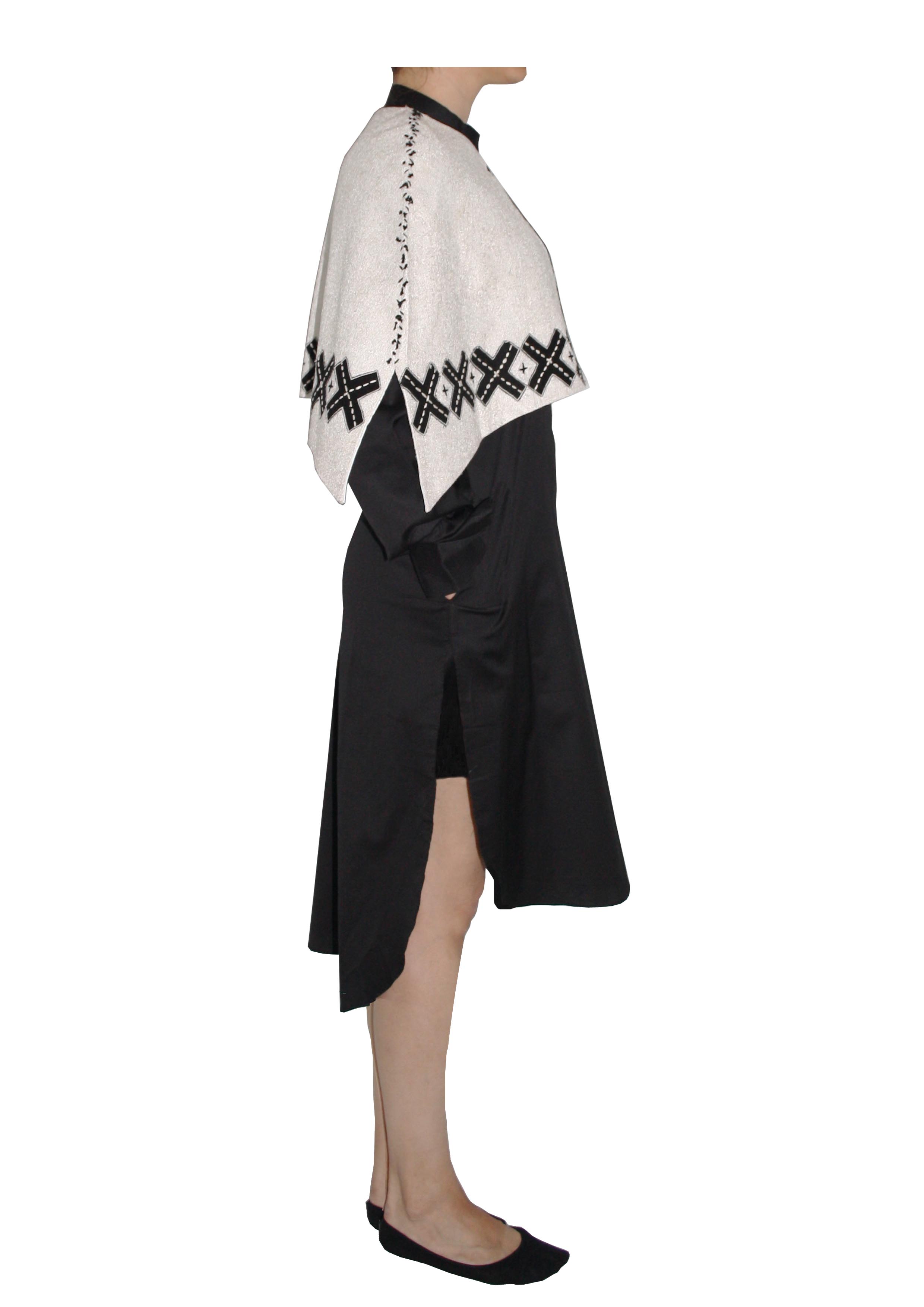 Silken thread cape by Loveleen Dhillon | The Secret Label