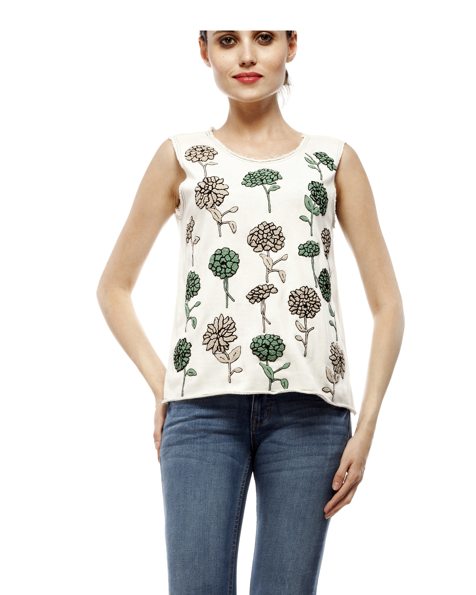 Patch-work Cotton Top by Rimzim Dadu | The Secret Label