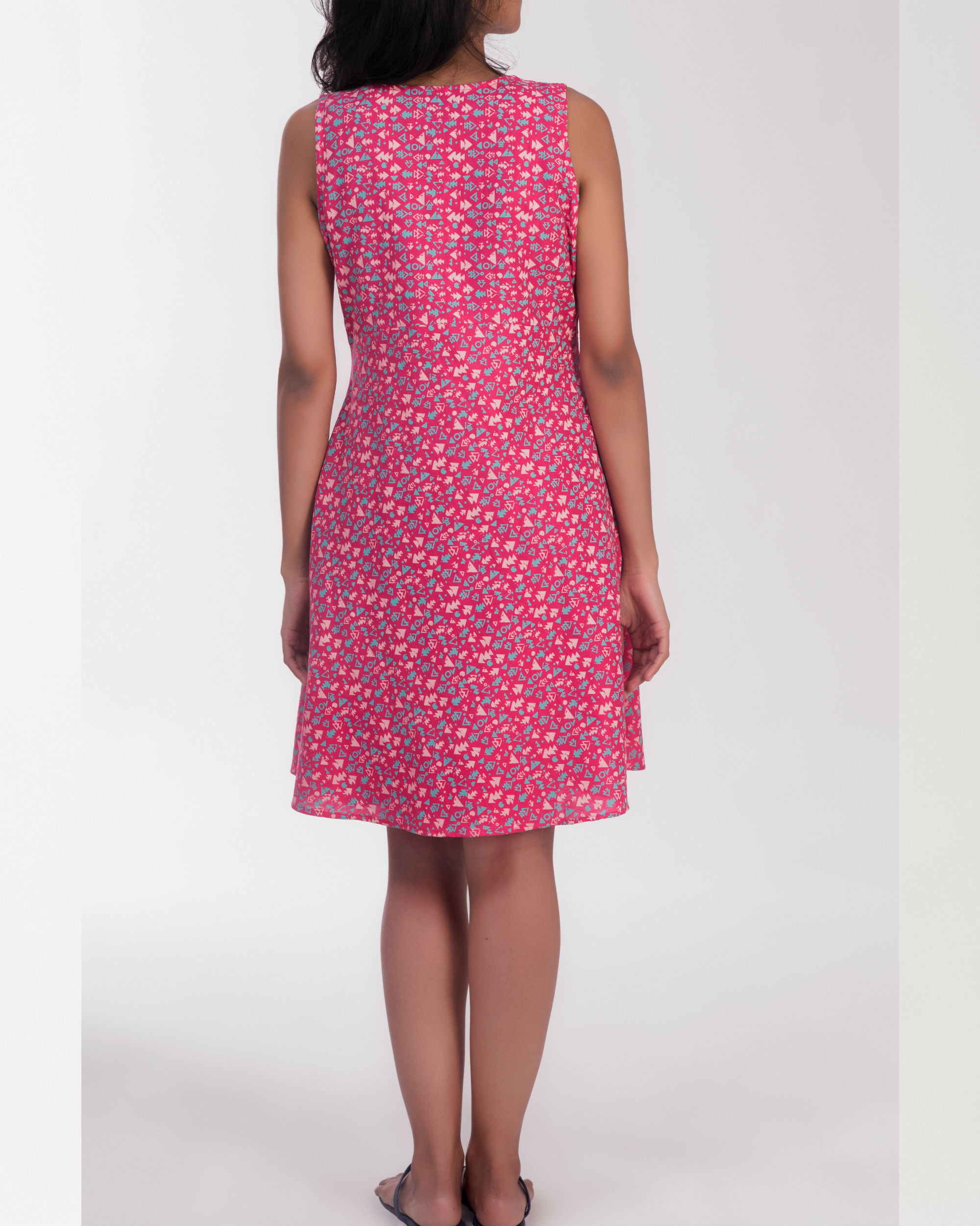 Ruby pink dress by Malar | The Secret Label