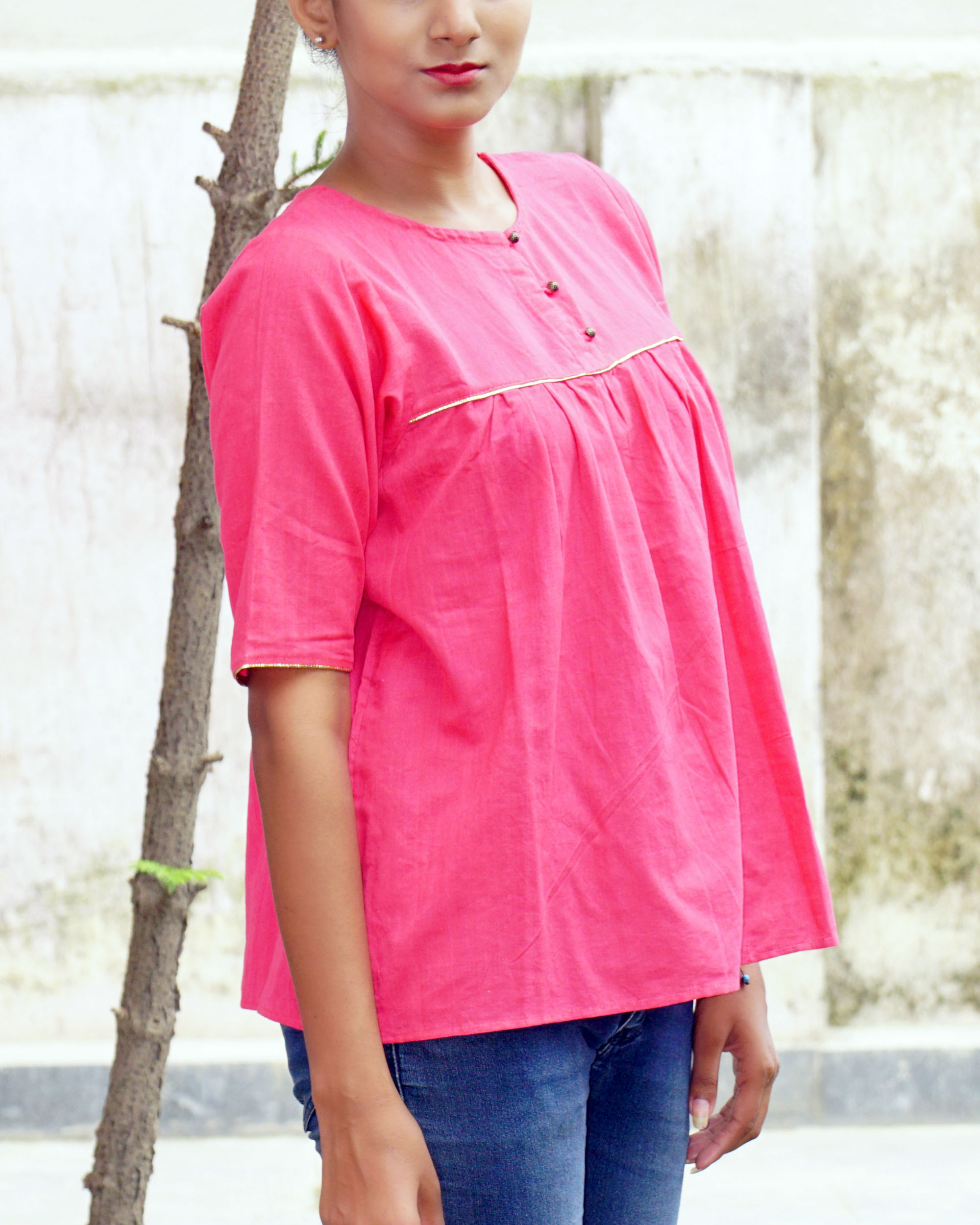 Pink tara top by Bebaak | The Secret Label