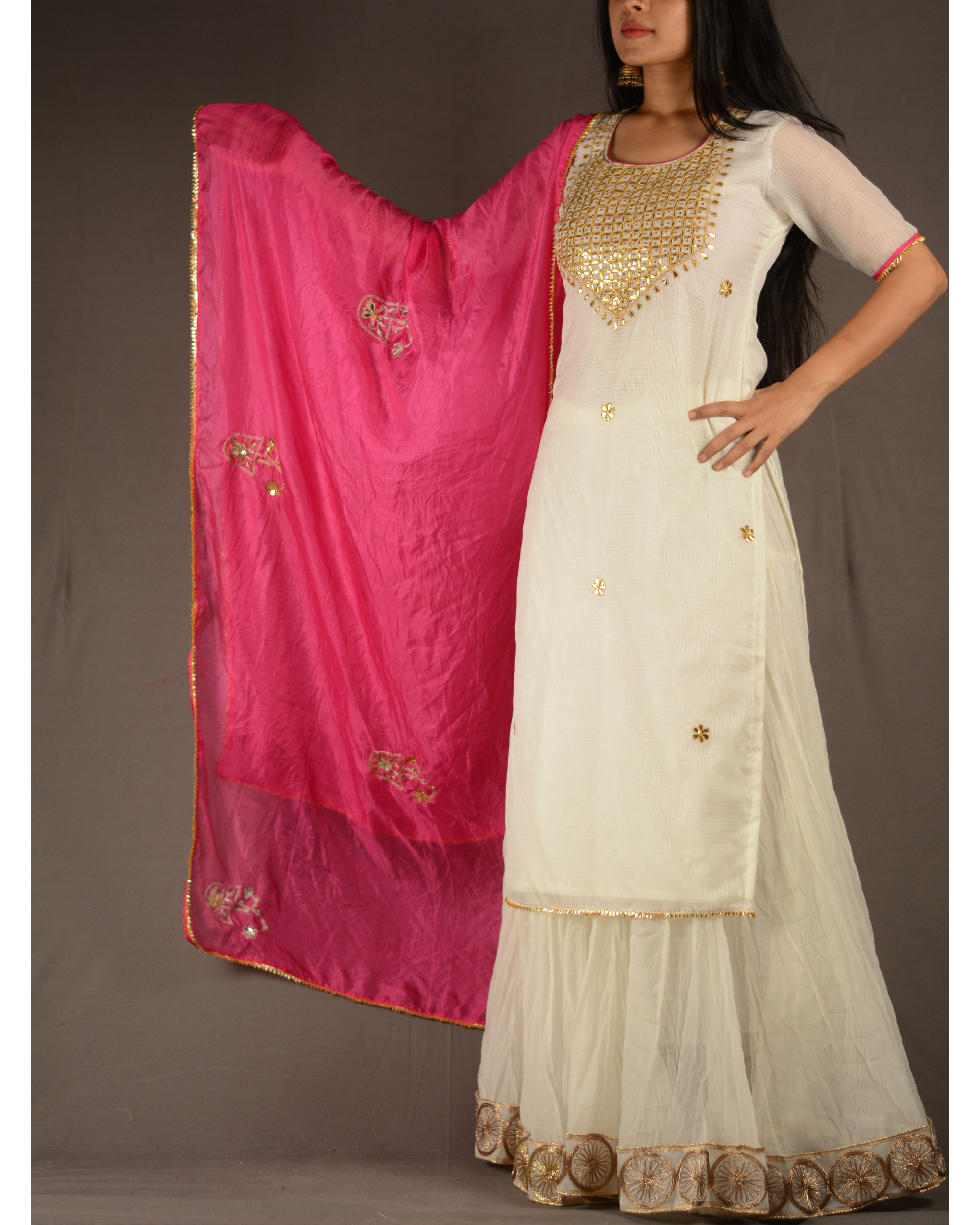 Classic ghagra set by Ambraee | The Secret Label