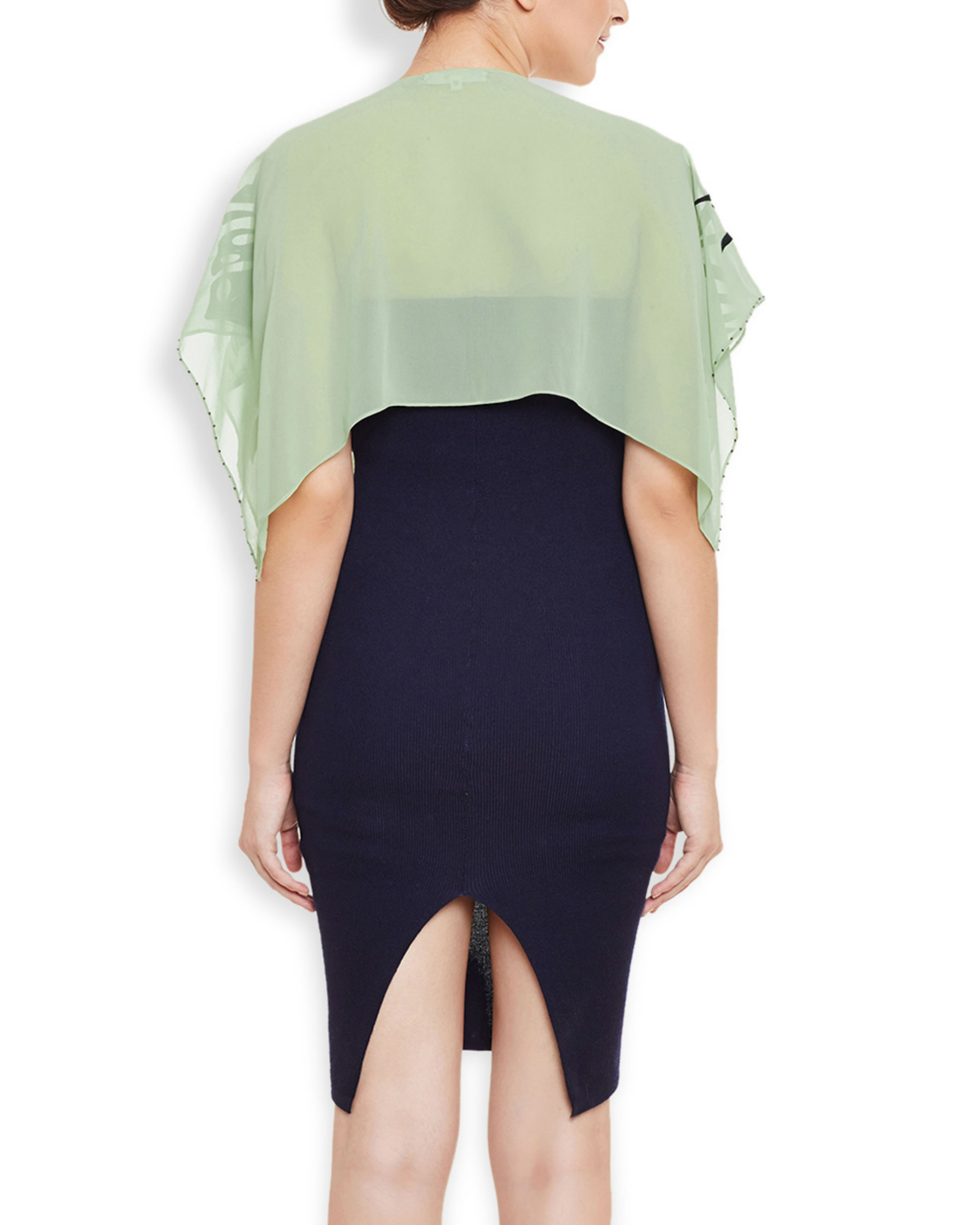 Green leaf cape by RSVP | The Secret Label