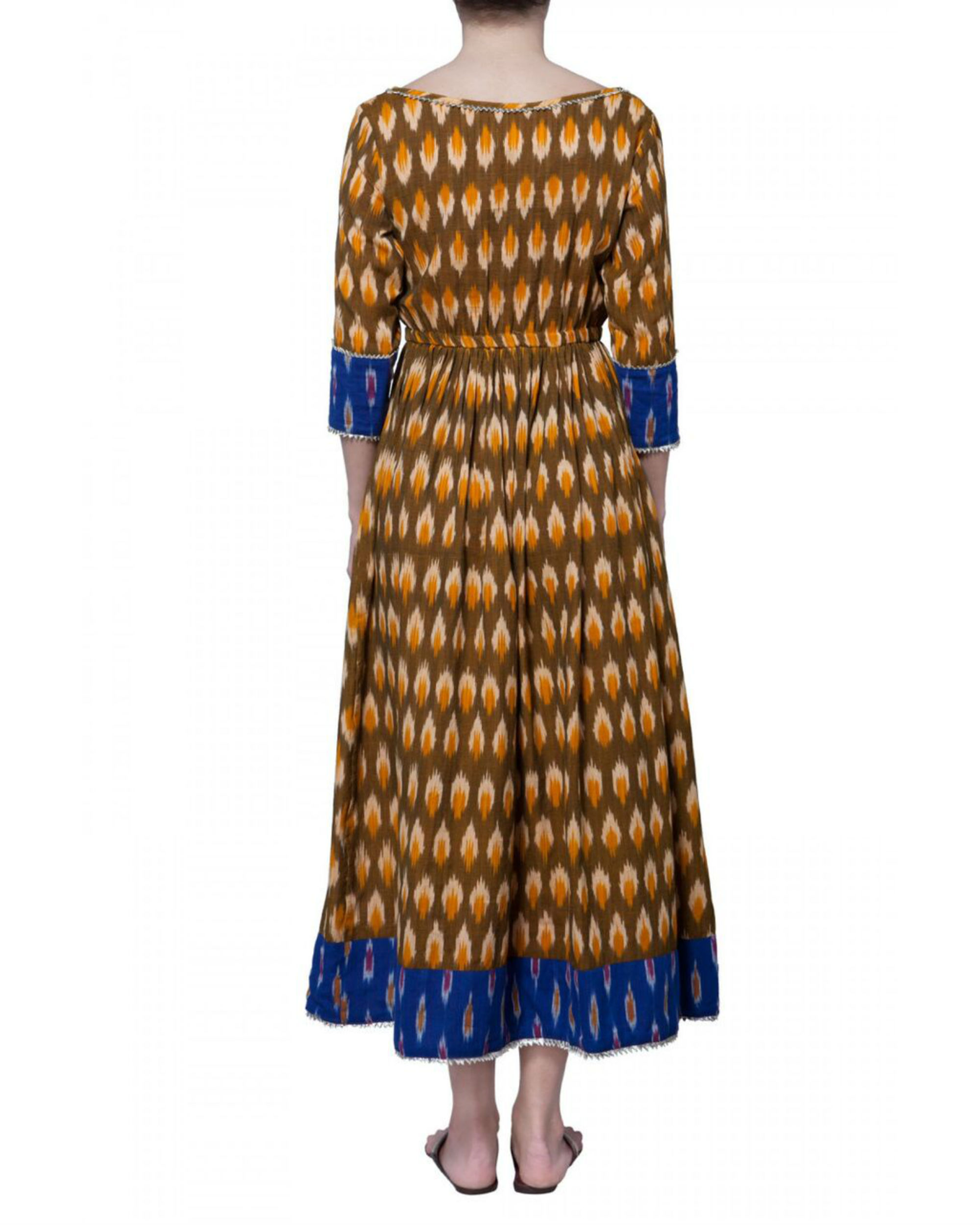 Sunny ikat cotton dress by Free Living | The Secret Label