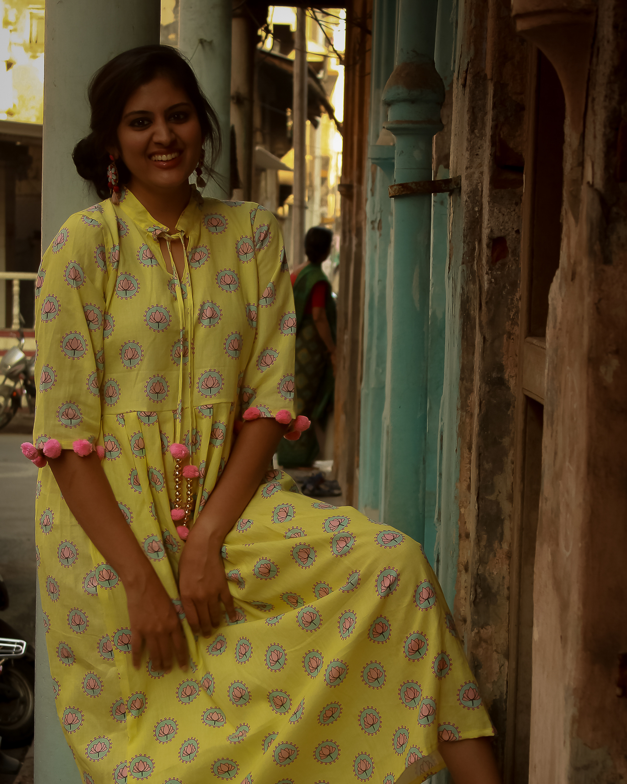 Phulwari maxi dress by The Cotton Cult | The Secret Label