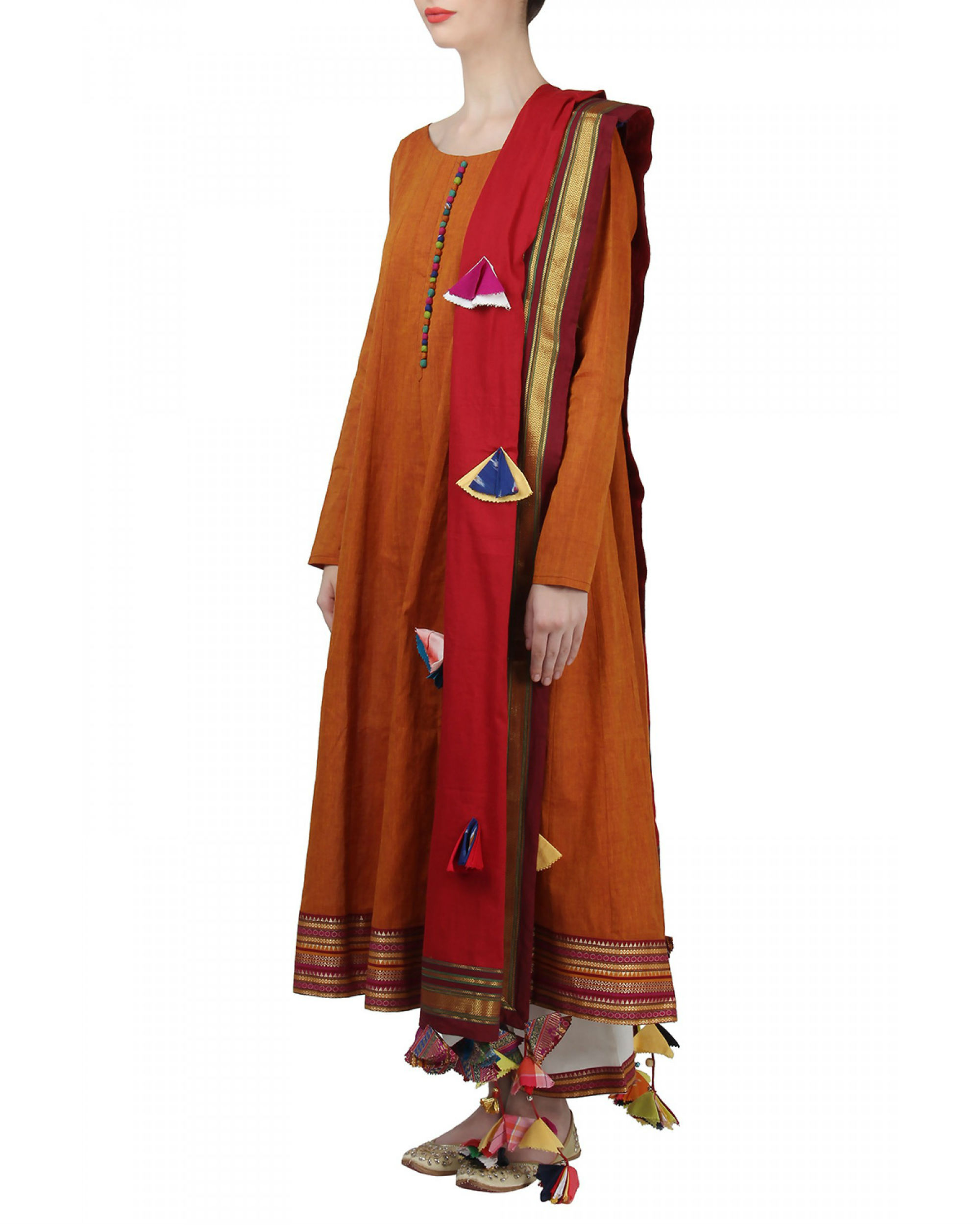 Rani bagh anarkali set by Free Living | The Secret Label