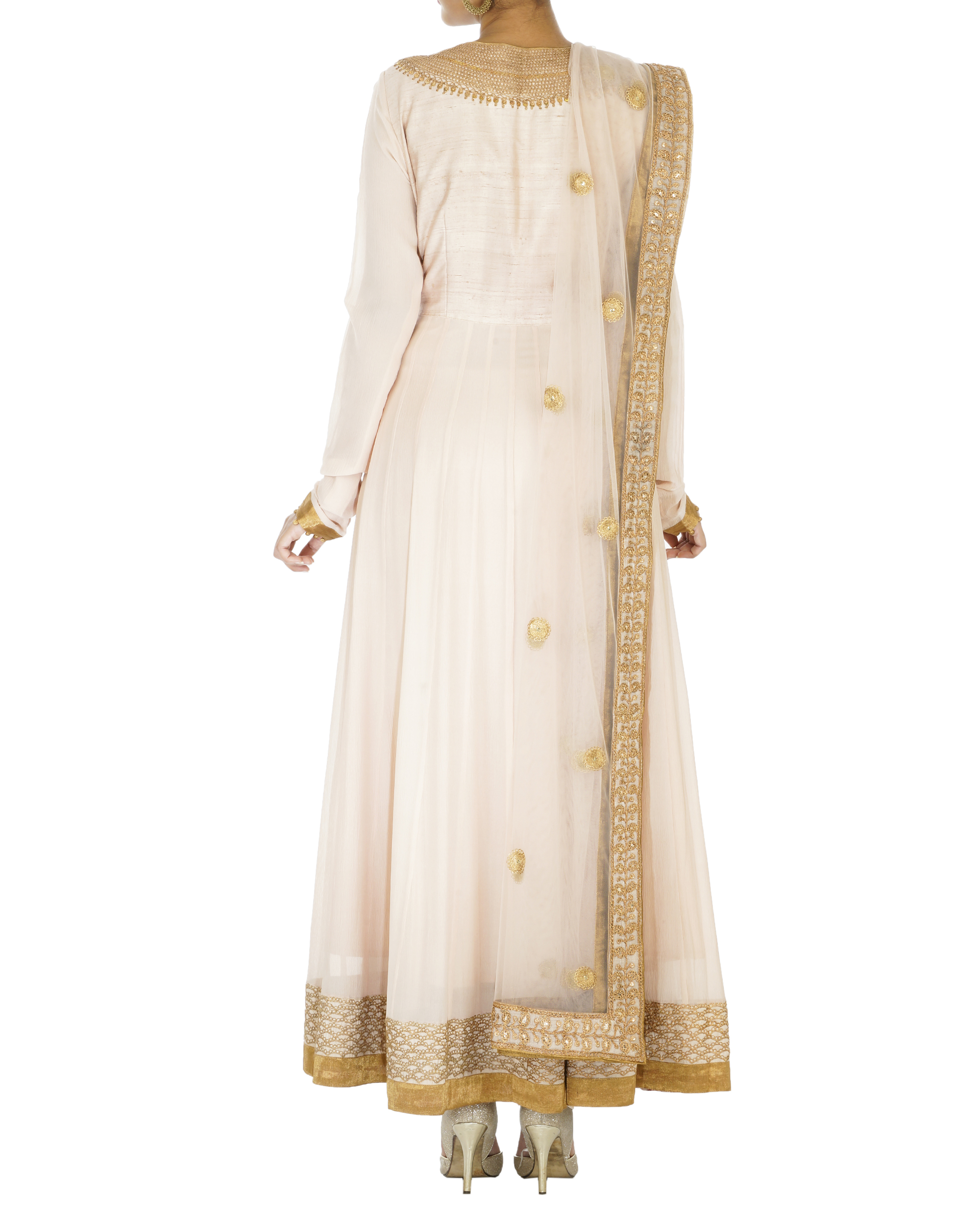Chiffon ghera kurta set by LACHESIS | The Secret Label