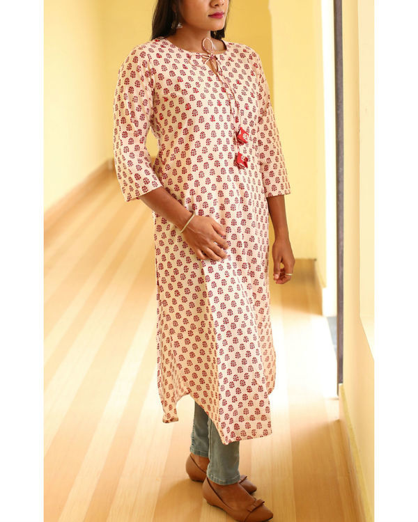 Mogra bagh print kurti by Bebaak | The Secret Label