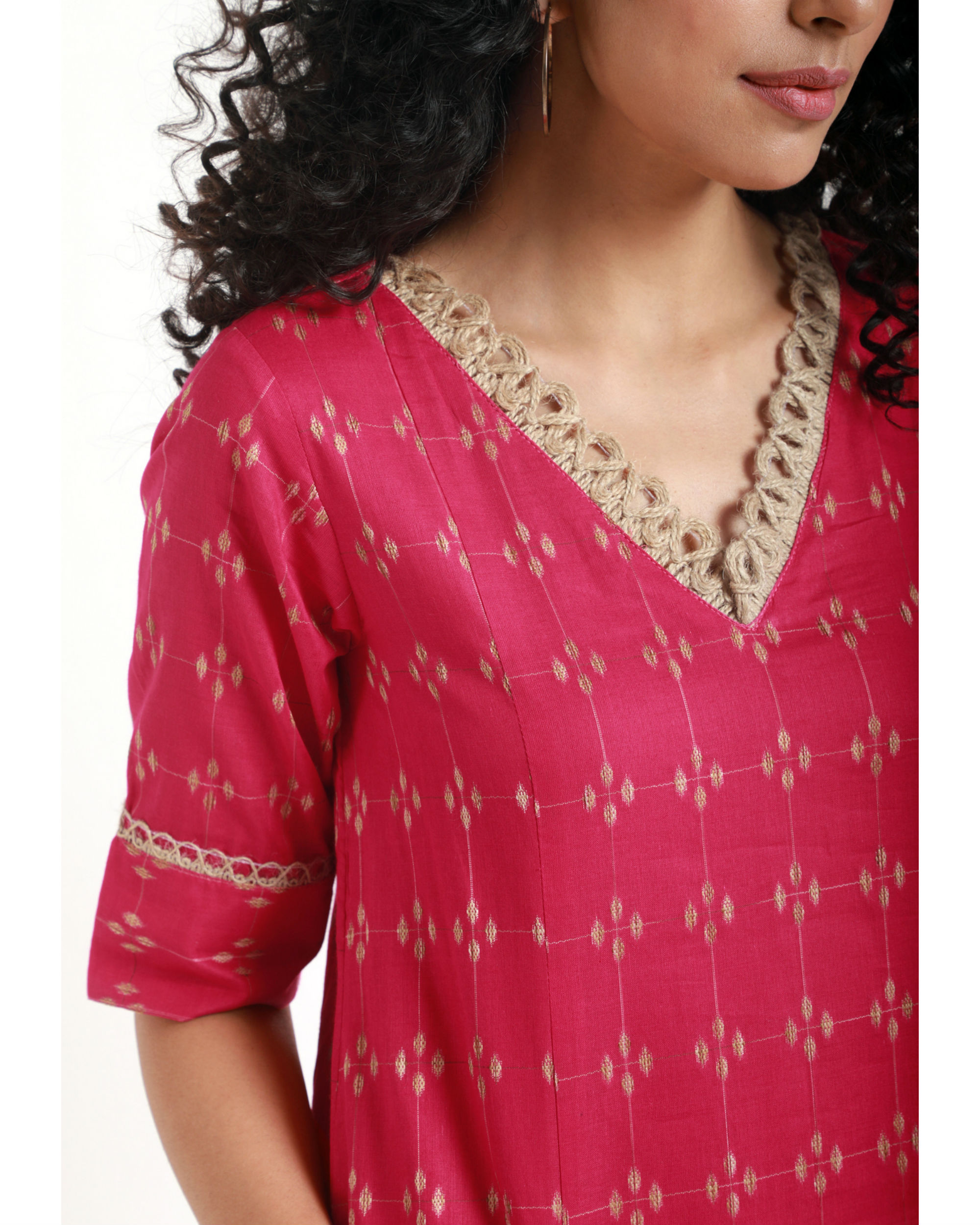 Pink Jute Dress by trueBrowns | The Secret Label